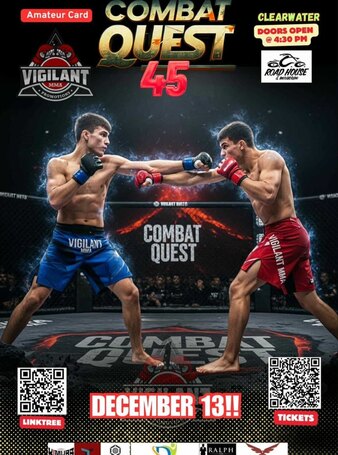 Combat Quest 45 | MMA & Kickboxing Event | Tapology