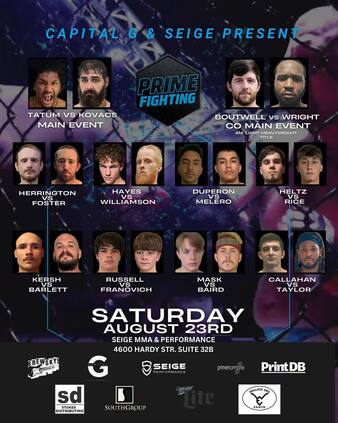 Phil Kersh vs. Colby Barlett, Prime Fighting 2 | Boxing (Cage) Bout ...