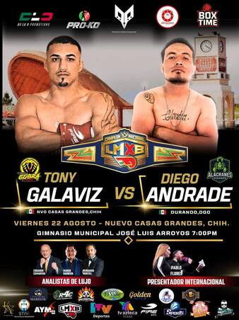 D'Angelo Sanchez vs. Eduardo Muro, Galaviz vs Andrade | Boxing Bout ...