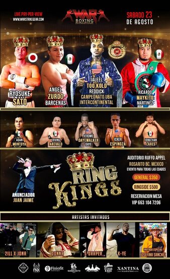 Ryosuke Sato vs. Josue Martinez, War Boxing International | Boxing Bout ...