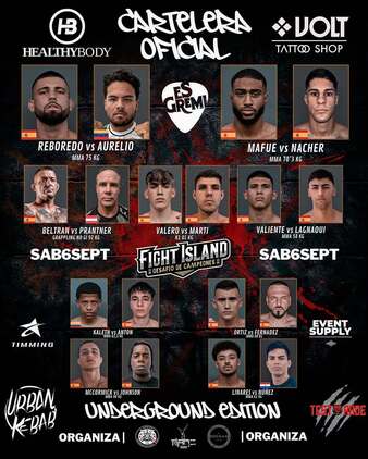 Fight Island: Underground Edition | MMA, Kickboxing, & Grappling Event ...
