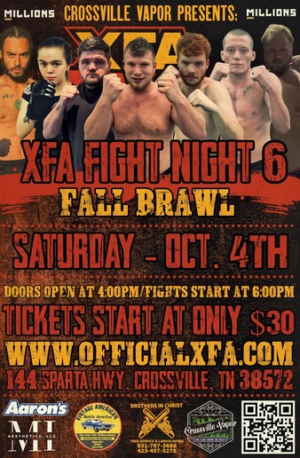 XFA Fight Night 6: Fall Brawl | MMA & Kickboxing Event | Tapology