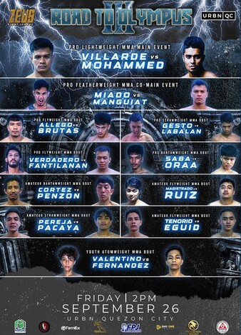 Jethro Saba vs. Edrick John Oraa, Zeus Fight Night | MMA Bout | Tapology