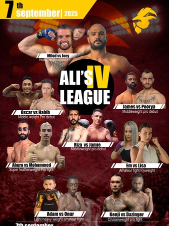 Poorya Mokhtari vs. James Lawson, Ali's Boxing League IV | Boxing Bout ...