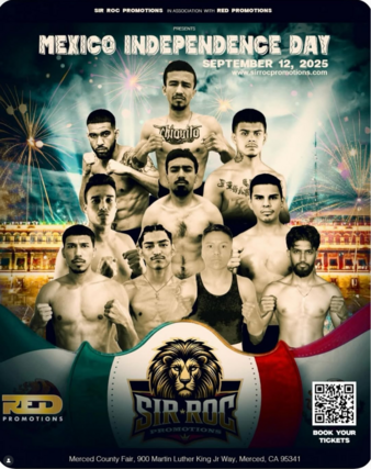 Cruz Becerra Monteon vs. Tejon Douglas, Mexico Independence Day ...