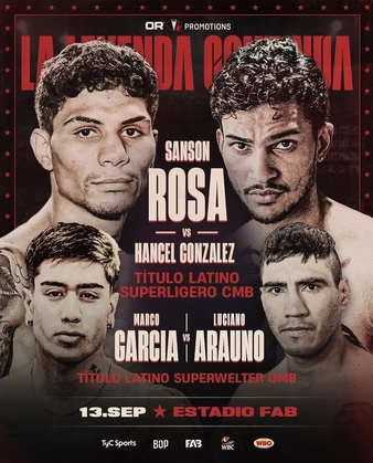 Marco Garcia vs. Luciano Chaparro, La Leyenda Continua | Boxing Bout ...