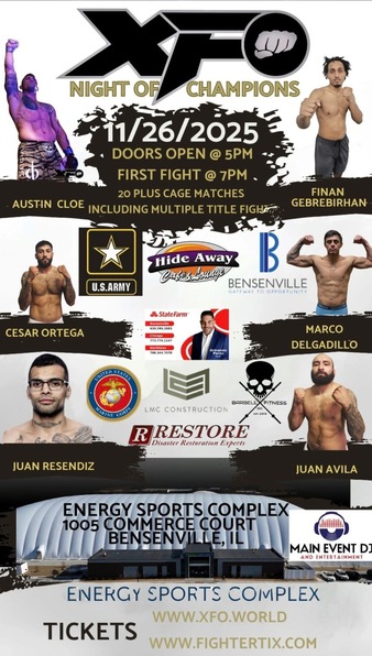 XFO: Night of Champions | MMA Event | Tapology