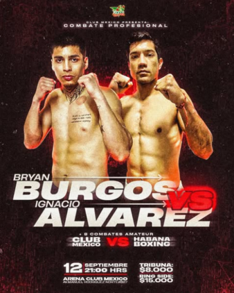 Burgos vs Alvarez | Boxing Event | Tapology