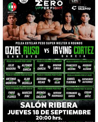 Fabio Flores vs. Jose Fernando Landin, Ruso vs Cortes | Boxing Bout ...