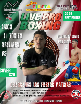 Alejandro Sanchez vs. Kevin Beteta, Live Pro Boxing | Boxing Bout ...