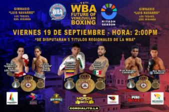 Melk Medina vs. Jose Duran, WBA Future of Venezuelan Boxing | Boxing ...