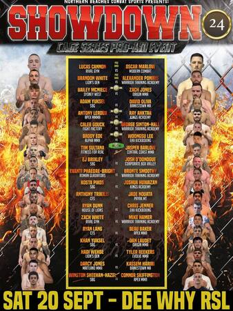 Showdown 24 | MMA, Kickboxing, & Muay Thai Event | Tapology