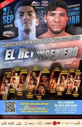 Mario Daniel Mejia vs. Marcos Martinez Luna, Lorenzana vs Vega Villaman ...