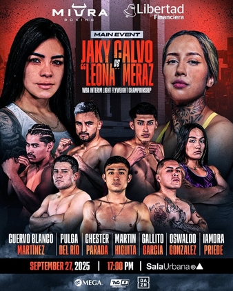 Jaky Calvo vs Leona Meraz | Boxing Event | Tapology