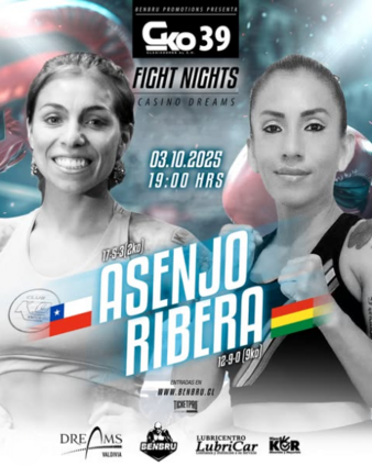 Daniela Asenjo vs. Mariela Valverde, GKO 39 | Boxing Bout | Tapology