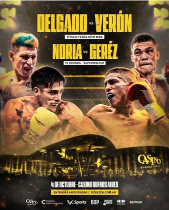 Baltazar Noria vs. Lorenzo Gerez, Delgado vs. Veron | Boxing Bout ...