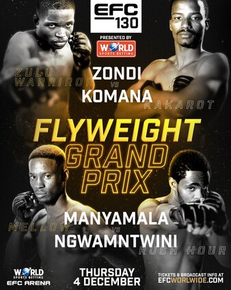 Ntando Zondi vs. Nathanial Komana, EFC 130 | MMA Bout | Tapology