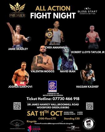 Lounes Zitouni vs. Jordan Grannum, All Action Fight Night | Boxing Bout ...