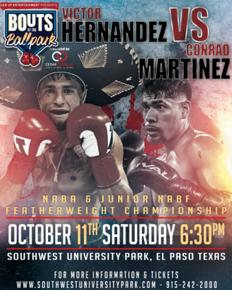 Jorge Tovar vs. Louis Turner, Bouts at the Ballpark | Boxing Bout ...