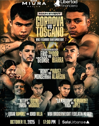 Eric Tudor vs. Jorge Ibarra Rodriguez, Cordova vs Toscano | Boxing Bout ...