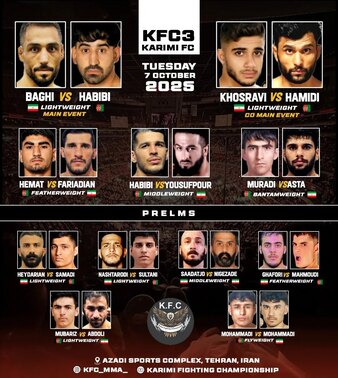 KFC 3: Baghi vs. Habibi | MMA Event | Tapology