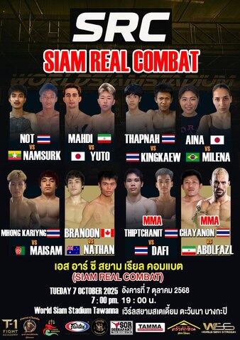 Aina Hatto vs. Milena Calazans, Siam Real Combat | Muay Thai Bout ...