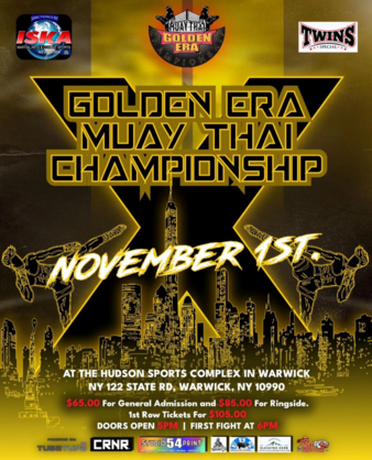 Elijah Royster vs. Michael Fagan, Golden Era Muay Thai Championship 10 ...