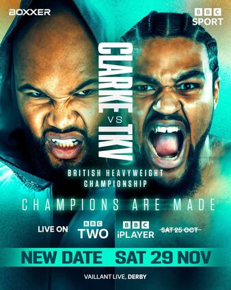 Frazer Clarke vs. Jeamie Tshikeva, Clarke vs. TKV | Boxing Bout | Tapology