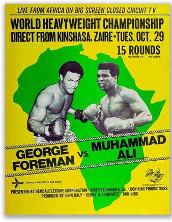 George Foreman vs. Muhammad Ali, The Rumble in the Jungle | Boxing Bout ...