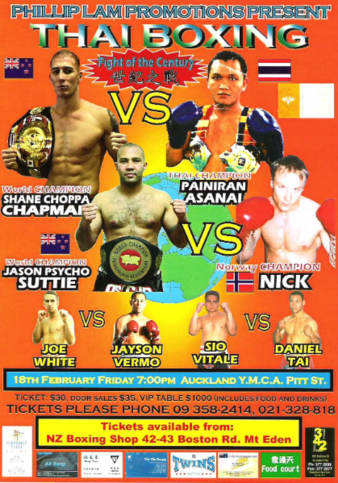 Shane Chapman vs. Painiran, Philip Lam Fight Night | Muay Thai Bout ...