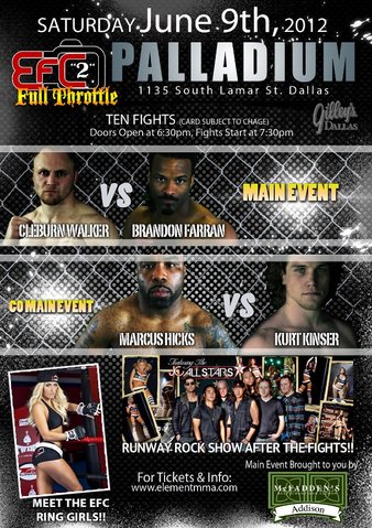 Kurt Kinser vs. Marcus Hicks, EFC 2 | MMA Bout | Tapology