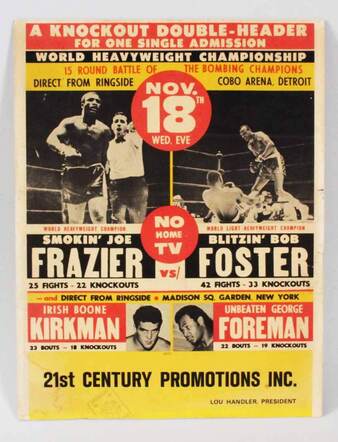 Frazier vs. Foster | Boxing Event | Tapology