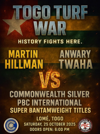 Joseph Akai Nettey vs. Wilson Asamoah, Togo Turf War | Boxing Bout ...