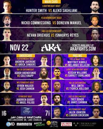 Jalen Johnson vs. Landon Erickson, AKA 51 | MMA Bout | Tapology