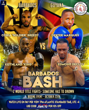 Ju-Sean Shepherd vs. Gardel Roberts, Barbados Bash | Boxing Bout | Tapology