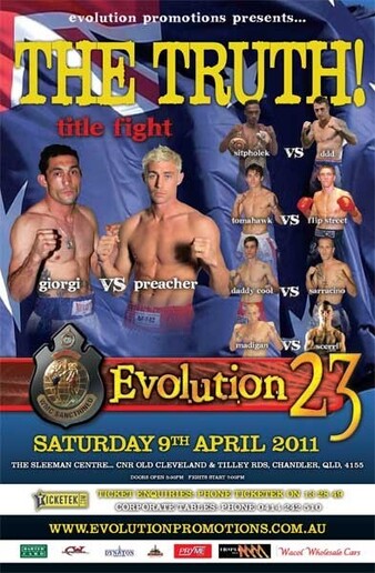 Bruce Macfie vs. Frank Giorgi, Evolution 23 | Muay Thai Bout | Tapology