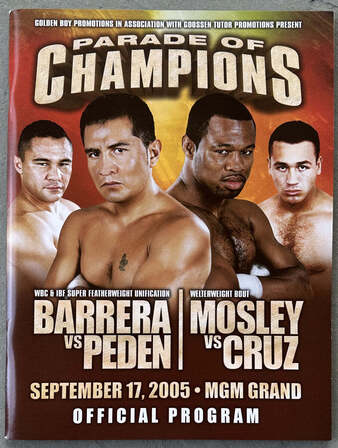 Barrera vs. Peden | Boxing Event | Tapology