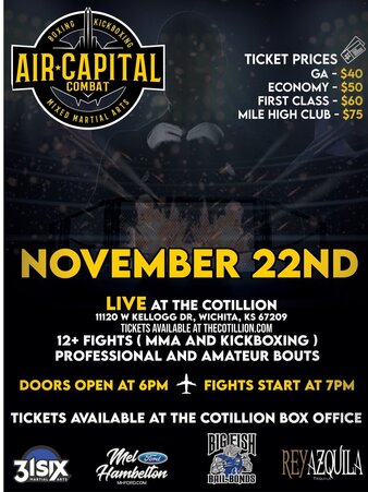 Carl Zachare vs. Sebastian Munoz, Air Capital Combat 1 | MMA Bout ...