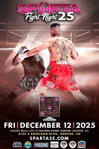 Sparta Fight Night 25: Tomlinson vs. Columbos | Boxing & Muay Thai ...