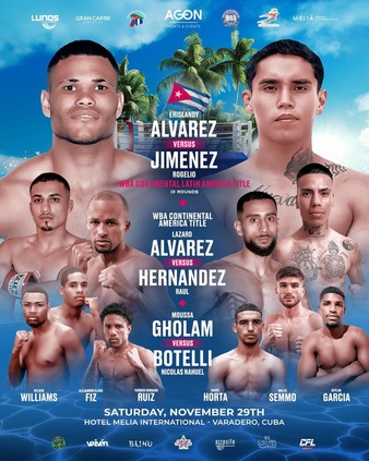Lazaro Alvarez vs. Tony Galaviz, Cuban Boxing Night | Boxing Bout ...