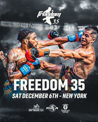 Alex Baker vs. David Lee, Freedom 35 | Muay Thai Bout | Tapology