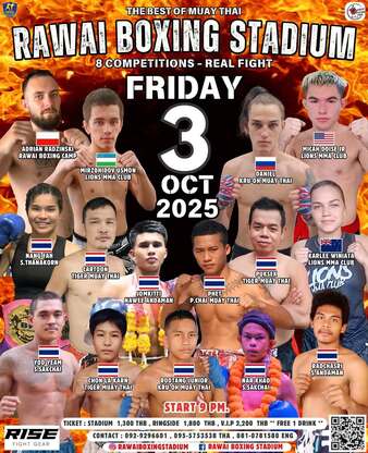 Rise Fight Night Series: Rodtang Junior vs Jomkitti | Muay Thai Event ...