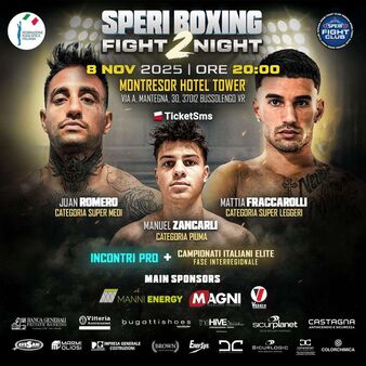 Juan Francisco Romero Cuccurullo vs. Angelo Leonzio, Speri Boxing Fight ...