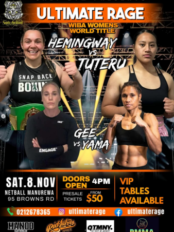 Nathaneal Tuteru vs. Joe Ageli, Ultimate Rage | Boxing Bout | Tapology