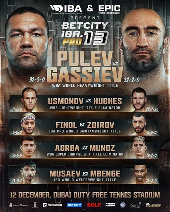 Kubrat Pulev vs. Murat Gassiev, Pulev vs. Gassiev | Boxing Bout | Tapology