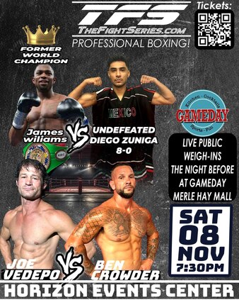 Diego Zuniga vs. Jimmy Williams, The Fight Series | Boxing Bout | Tapology