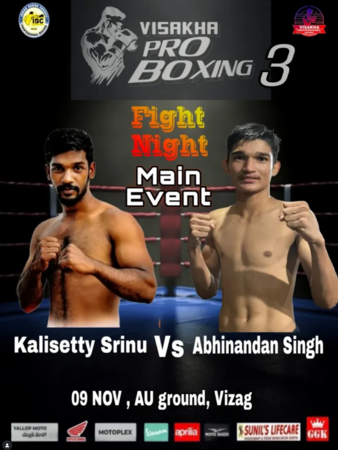 Harendra Singh Khangarot vs. Raju Datla, Visakha Pro Boxing 3 | Boxing ...