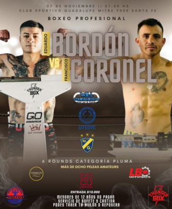 Bordon vs Coronel | Boxing Event | Tapology