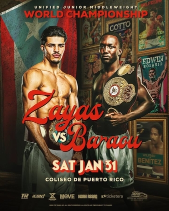 Zayas vs. Baraou | Boxing Event | Tapology