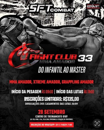 Pedro Henrique Costa vs. Mateus Delduque, Fight Club MMA Amador 33 ...